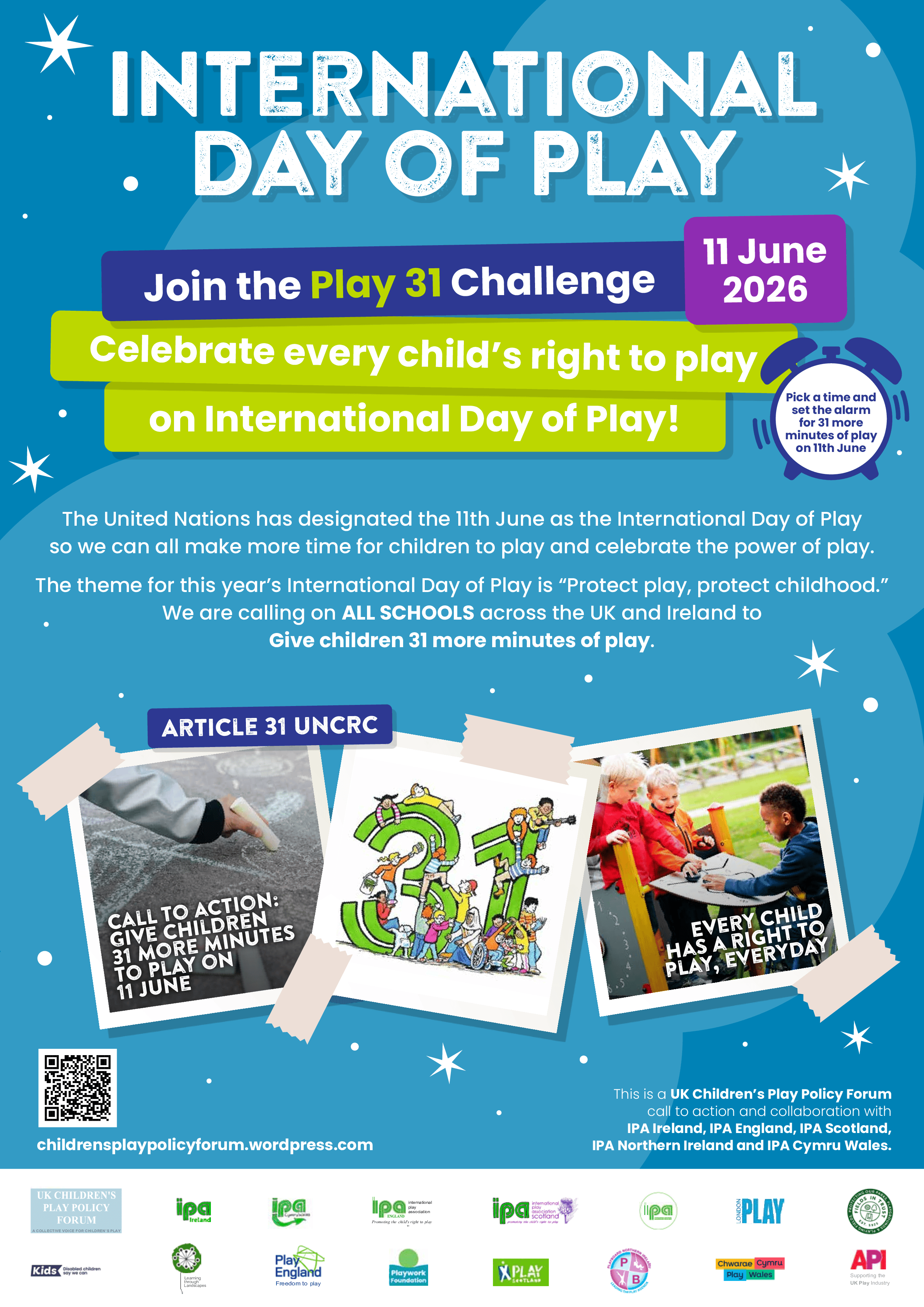 Join the Play 31 Challenge – The Playwork Foundation